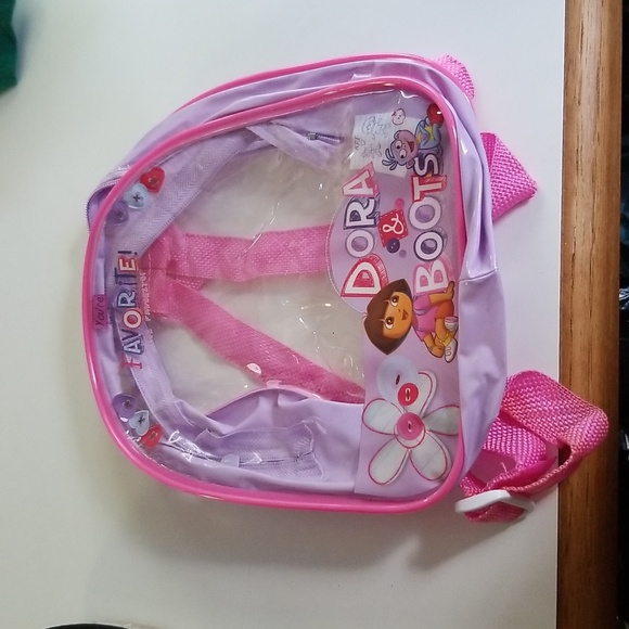 No brand | Accessories | Dora And Boots Clear Backpack Final Price | Poshmark